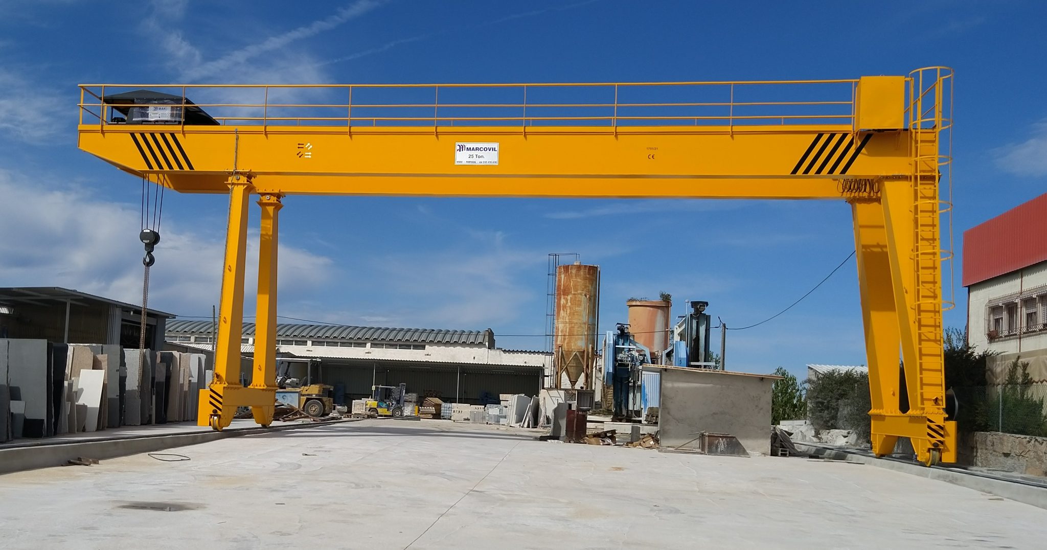 Entrega de Pórtico Rolante Biviga de 25 Ton. - Marcovil